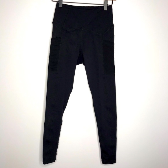 Bally | Pants & Jumpsuits | Bally Total Fitness Black Leggings Mesh ...